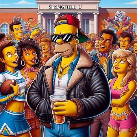 1980s Nerd Vs Jock Homer R Aipicsofhomer