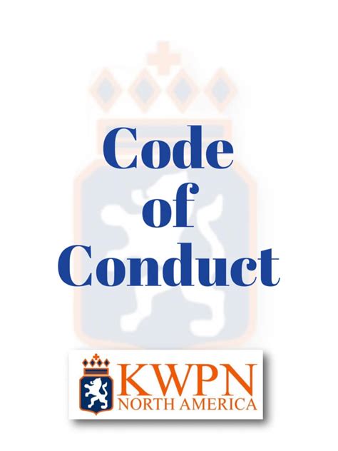 Code Of Conduct KWPN NA