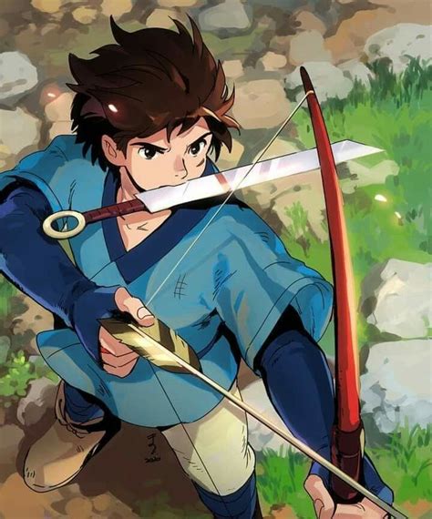 Ashitaka Fanart ♥ Princess Mononoke Studio Ghibli Art Studio Ghibli