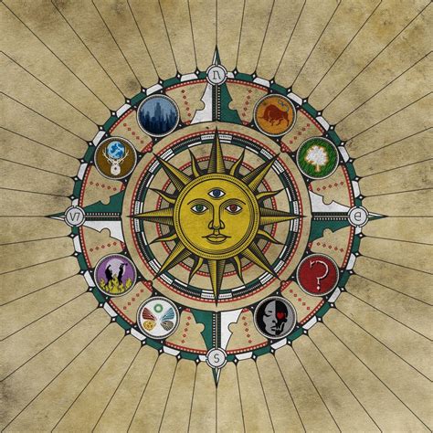 Elaborate Compass Rose