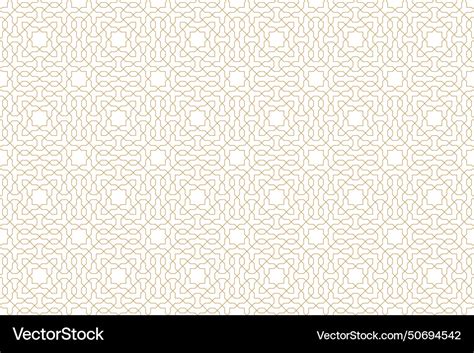Seamless Geometric Pattern In Authentic Arabian Vector Image