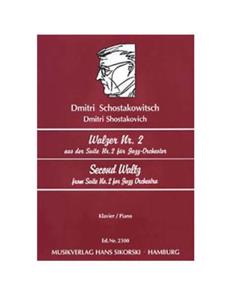 Dmitri Schostakowitsch Walzer Nr 2 Aus Der Suite Nr 2 Fur Jazz