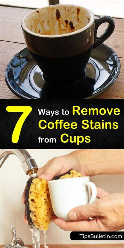The Steps To Remove Coffee Stains From Cups