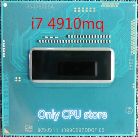 Original Intel Core I7 4910MQ QS Version QDQF CPU I7 4910MQ Processor 2 9GHz L3 8M Quad Core