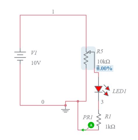 Voltage Divider Using Potentiometer Multisim Live