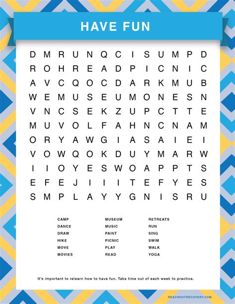 Relapse Prevention Word Search Common Reasons For Relapse And How To