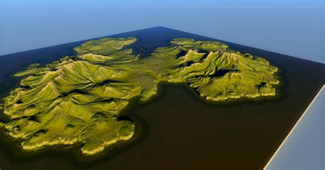 Heightmaps Islandheightmapsv2 3d Landscapes Unity Asset Store