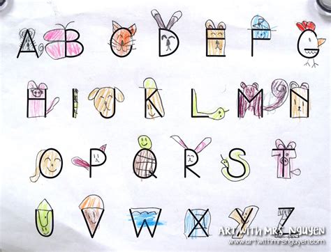 Letter A Drawing