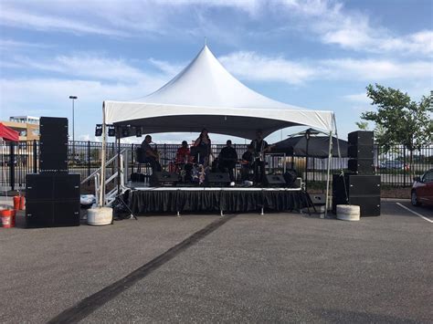 Ground Stacked Line Array Sound System Blair Entertainment Productions Blair Entertainment