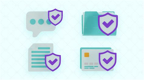 Cyber Security 3d Icons Graphics Motion Array