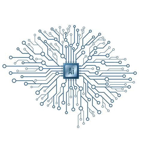 Premium Vector Artificial Intelligence Cyborg Technological Brain On White Background