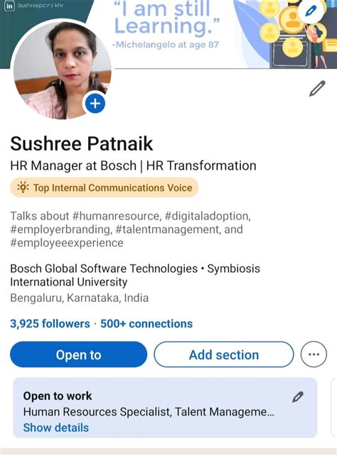 Sushree Patnaik On Linkedin Linkedin