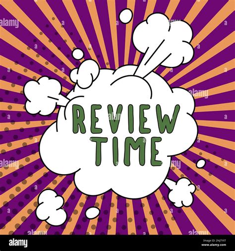 Writing Displaying Text Review Time Business Concept Situation Or System Its Formal Examination