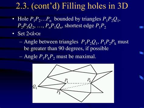 Ppt Algorithms For Triangulations Of A 3d Point Set Powerpoint
