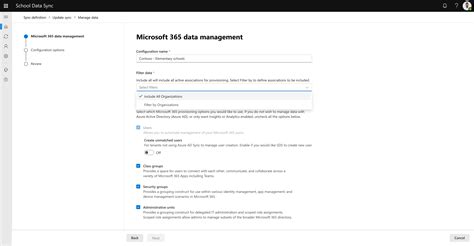 manage data with microsoft 365 school data sync microsoft learn