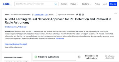 a self learning neural network approach for rfi detection and removal in radio astronomy