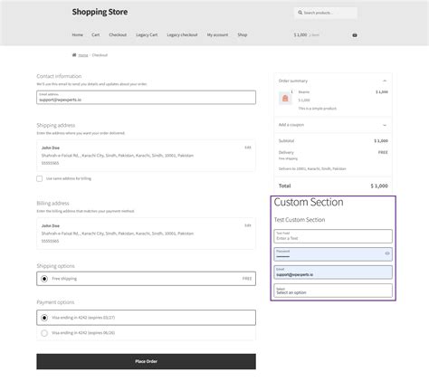 Custom Checkout Fields Editor Documentation Woocommerce