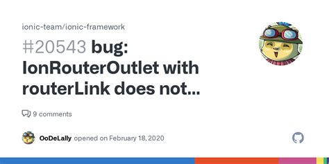 Bug Ionrouteroutlet With Routerlink Does Not Unmount Routes · Issue