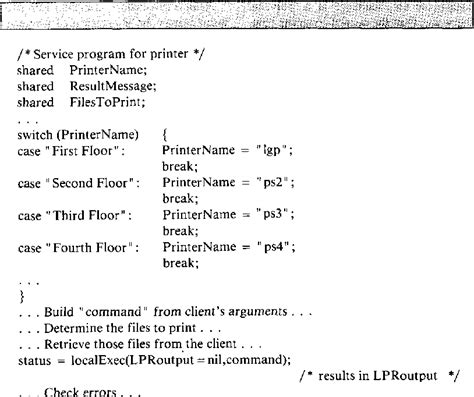 Figure 3 From A Remote Computation Facility For A Heterogeneous Environment Semantic Scholar