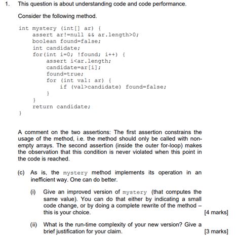Solved 1 This Question Is About Understanding Code And Code