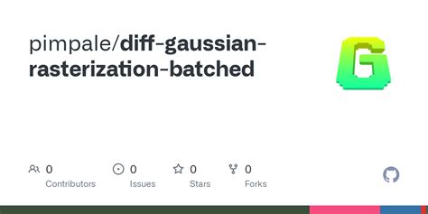 Github Pimpalediff Gaussian Rasterization Batched