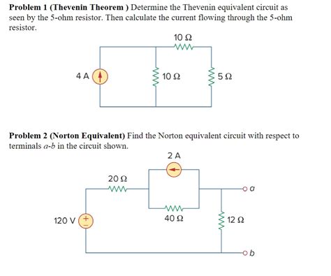 solved problem 1 thevenin theorem ﻿determine the thevenin