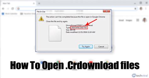 What Is CRDOWNLOAD File Extension And How To Open It