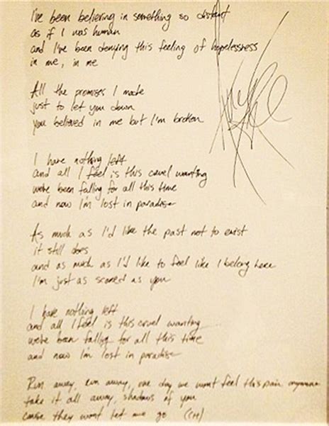 File Lip Lyrics Png The Evanescence Reference