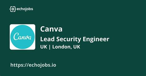 Canva Is Hiring Lead Security Engineer Incident Response London Uk