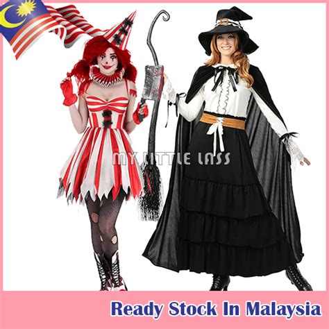 Mylittlelass Women Salem Witch Fancy Dress Costume Sanguine Circus