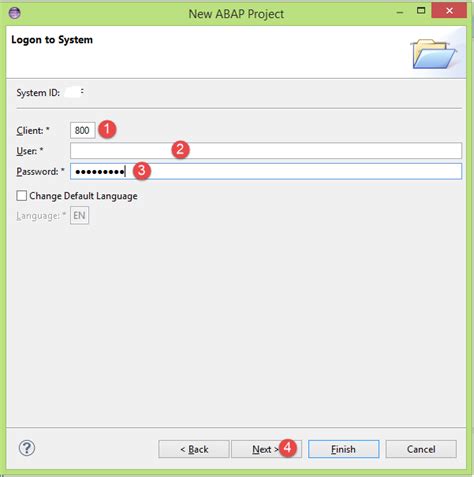 create hello world abap program in eclipse