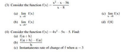 Solved Consider The Graph Of Function F X Evaluate Chegg