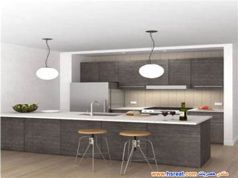 مطابخ بلت إن أمريكي رمادية اللون للمساحات الكبيرة أشيك وأحلي مطابخ بلت