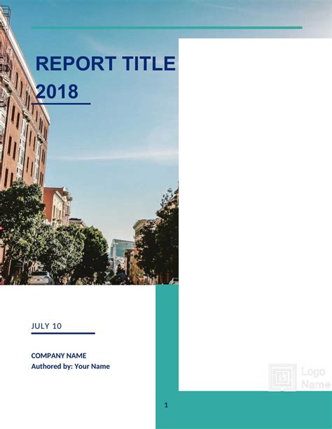 Report Template In Word Docx File Download