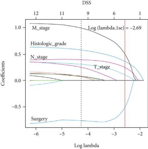 Used Lasso Cox Regression Model To Filter Predictor Variables For Os