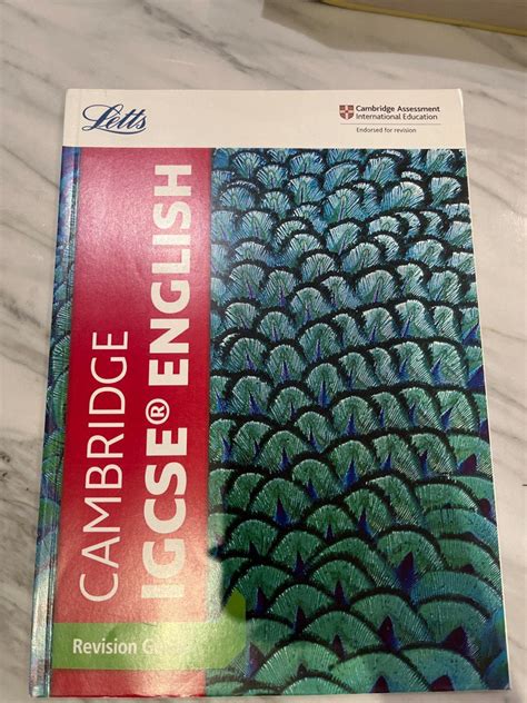 Cambridge Igcse English Revision Guide Published By Letts Hobbies