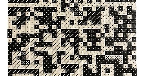 self referencing qr code made out of dice album on imgur