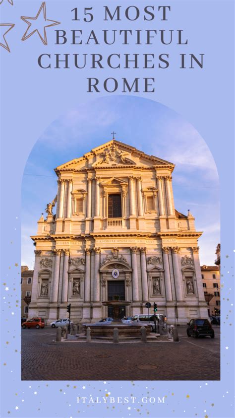15 Most Beautiful Catholic Churches In Rome Italy Italy Best