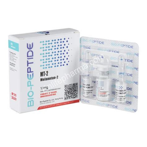 Mt 2 Melanotan 2 10mg Peptide Packaging Size 10 Mg Vial At ₹ 980