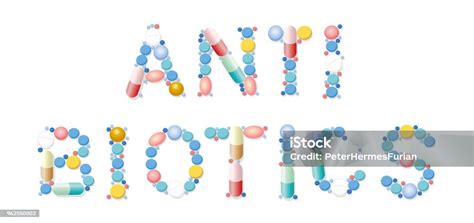 항생제 알 약 정제 및 캡슐 작성입니다 벡터 일러스트 레이 션 흰색 배경에 고립 건강관리와 의술에 대한 스톡 벡터 아트 및 기타 이미지 건강관리와 의술 독성 물질