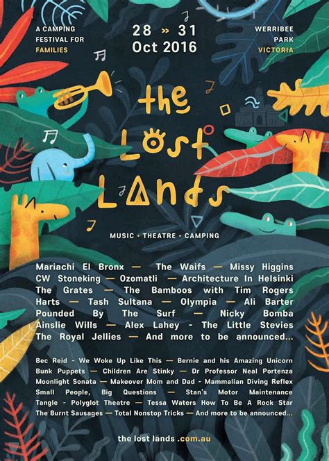 The Lost Lands Festival Posters Graphic Design Posters Music