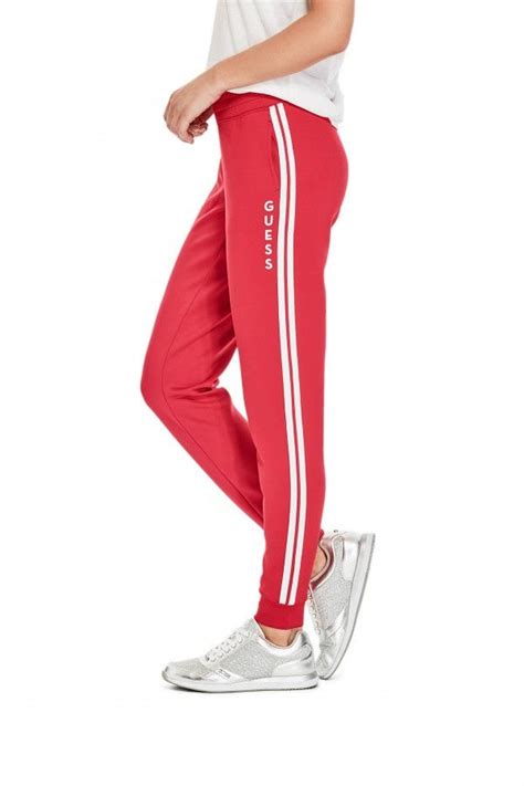 GUESS оригинал. Женские штаны джоггеры спортивные красные размер L: 1 ...