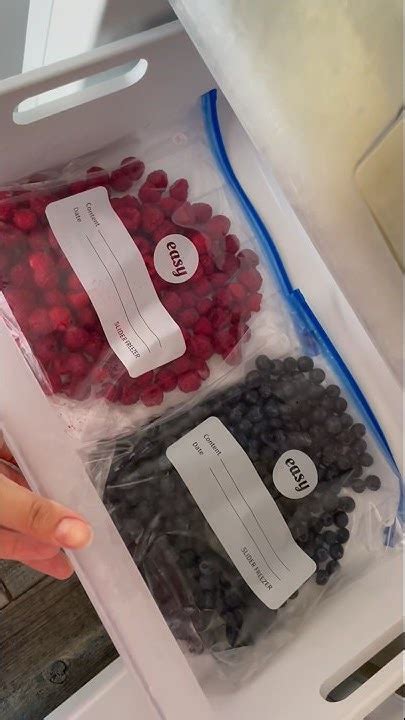 როგორ გავყინოთ ხილი How To Freeze Fruit 🫐🍓 Youtube