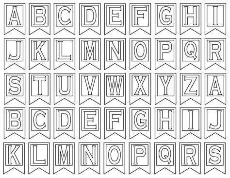 Printable Letter Templates For Banners Printable Free Templates