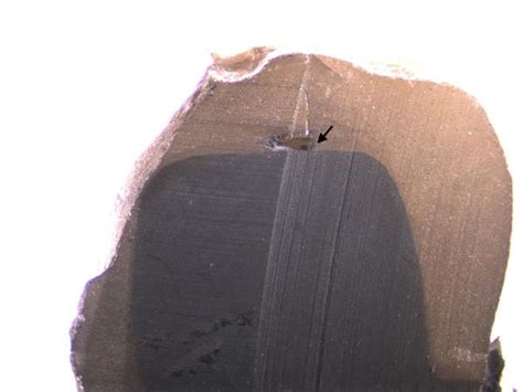 Microscopic Image 2 5x Magnification Showing Voids Arrow Within The Download Scientific