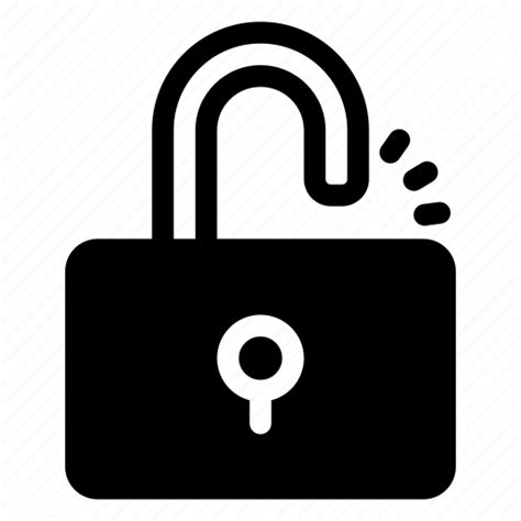 Unlock Padlock Privacy Protection Safety Icon Download On Iconfinder