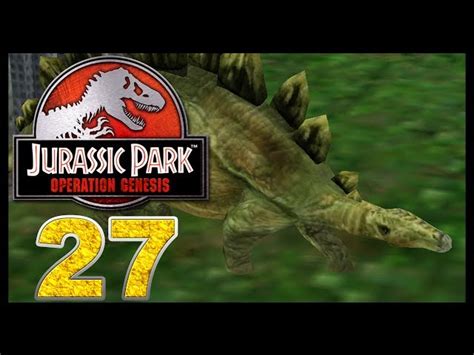 Jurassic Park Builder Episode 37 Stegosaurus Youtube