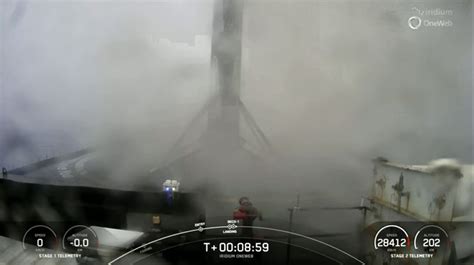 Spacex Introduces 5 Iridium Satellites 16 Oneweb Satellites To Orbit