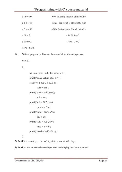 dr mrinal paliwal blog basic program structure and operators