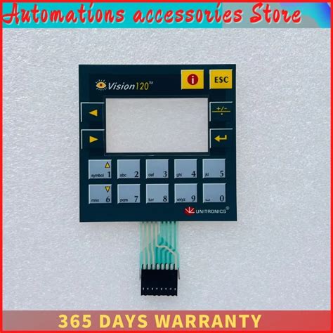 unitronics vision120 v120 22 r2c membrane button switch for unitronics